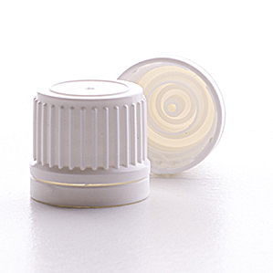 GL18 White Tamper Evident Boreseal Cap | Nekem Packaging