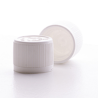 GL18 White Child Resistant Cap | Nekem Packaging