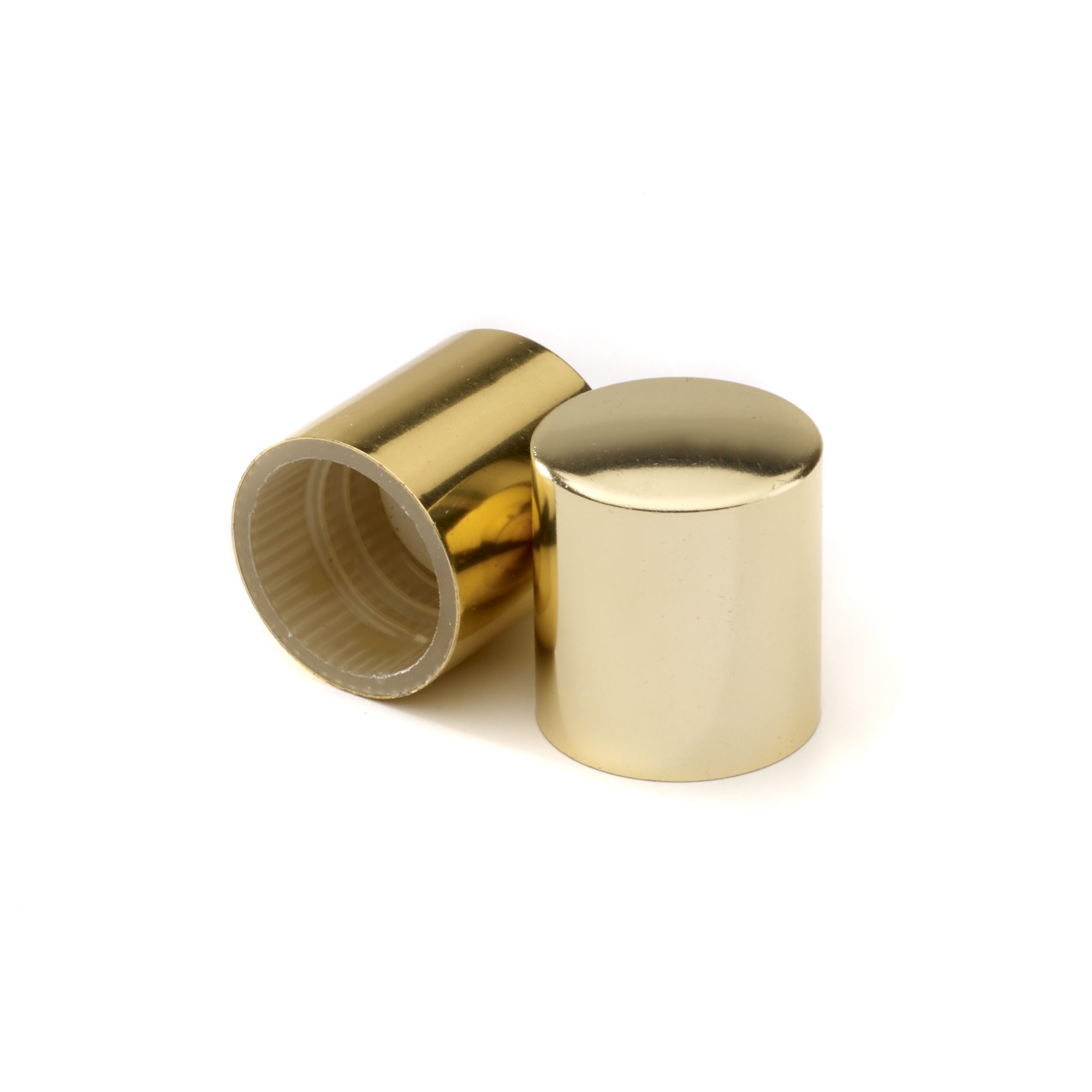 Bright Gold Aluminium Cap 18/415 | Nekem Packaging